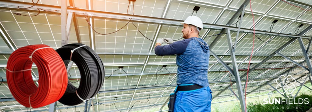 ¿Cómo cablear y conectar paneles solares?